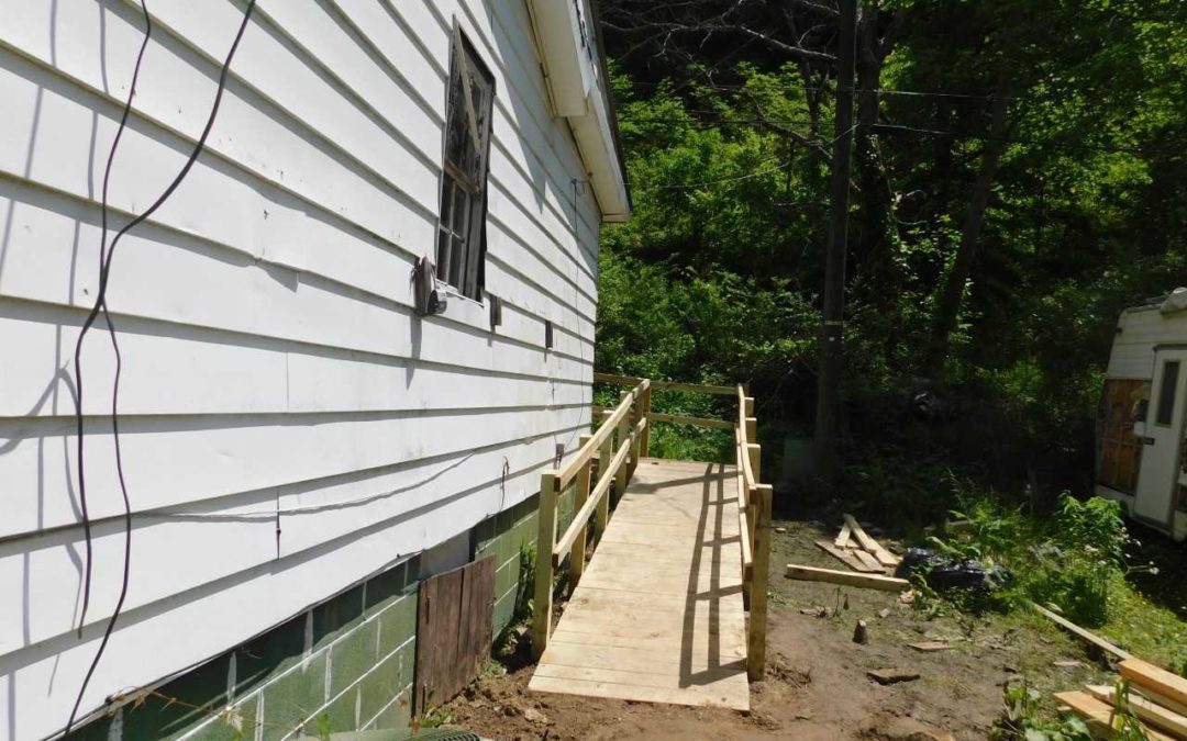 Building a Handicap Ramp for Jimmy in West Virginia